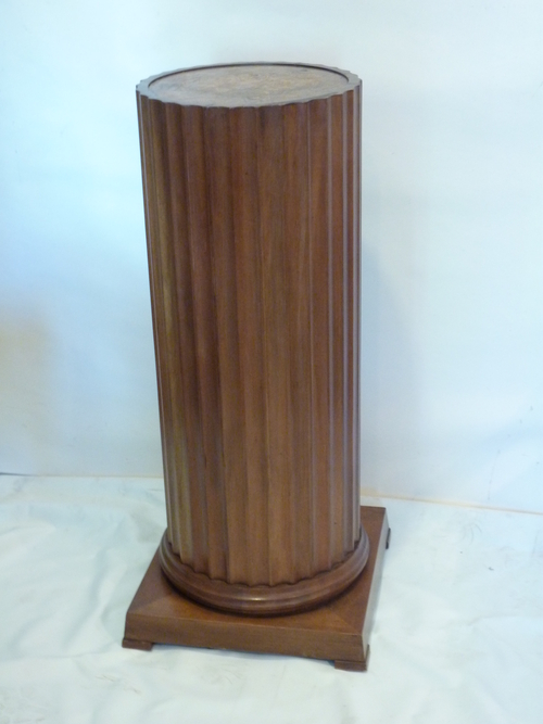 Reeded Column Pedestal