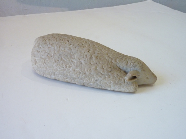 Carved Marble Sheep