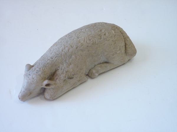 Carved Marble Sheep