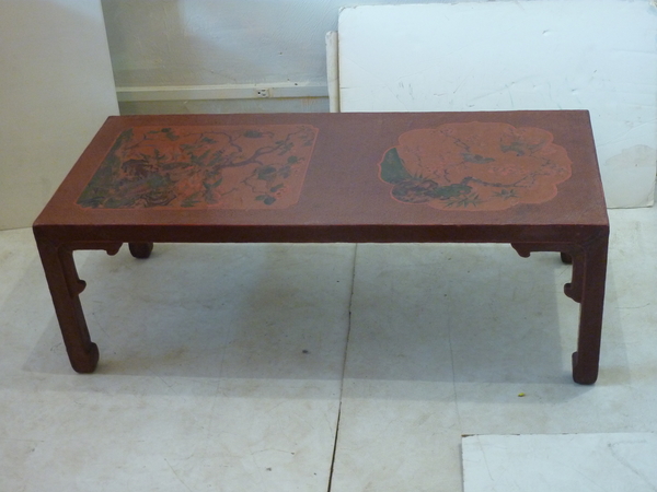 Antique Chinese Low Lacquer Table