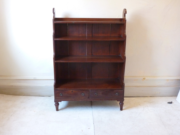 Small English Regency Mahogany Bookcase