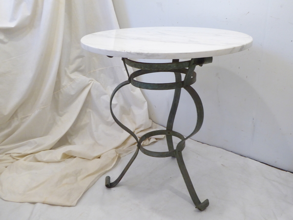 Marble Top Cafe Table