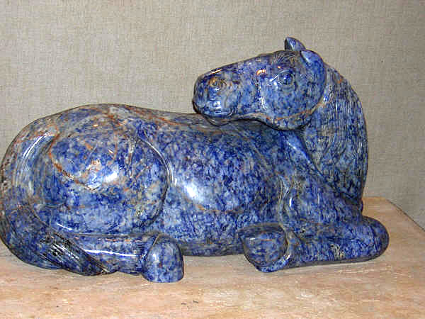 1950s Chinese Carved Stone Horse